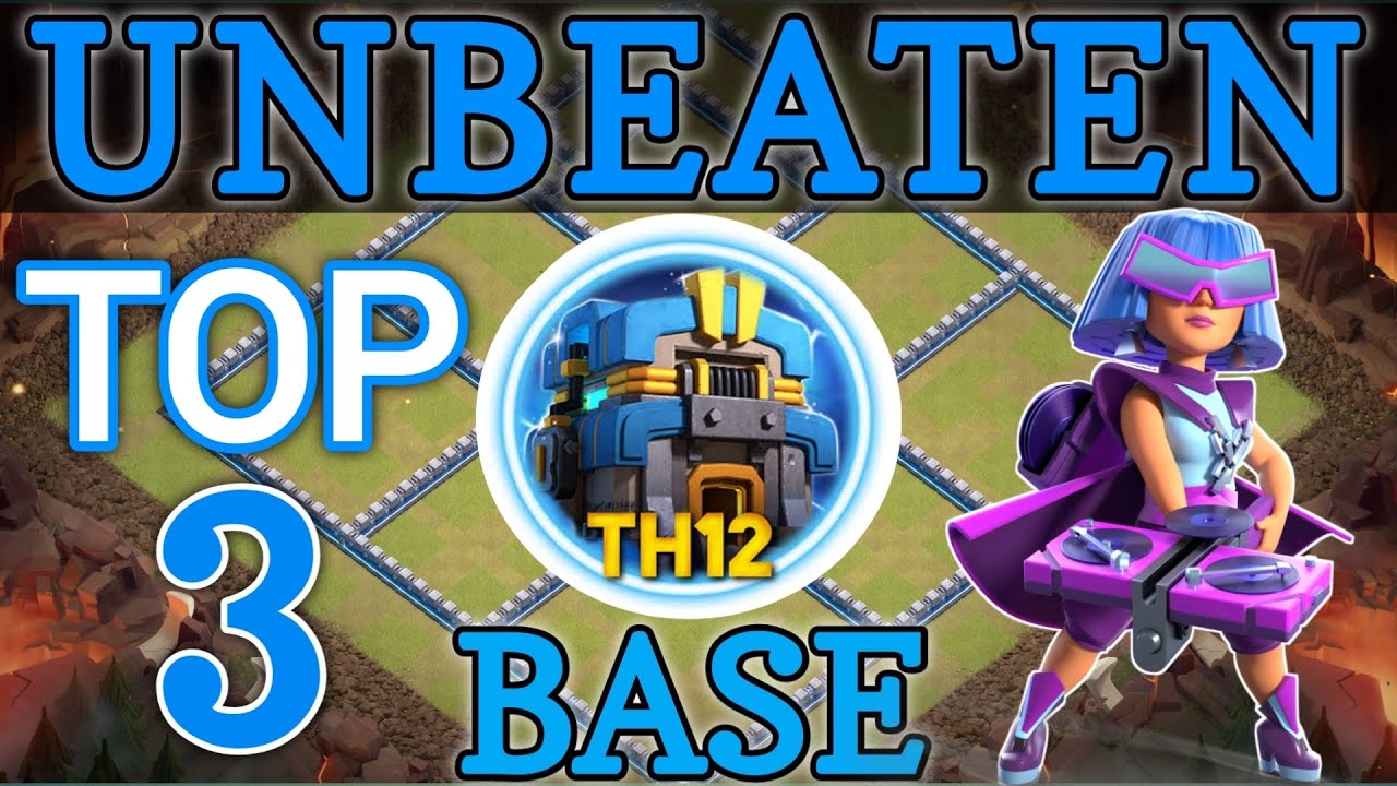 TH12 New War Base | UNBEATEN BASE | Anti 3 Star Base | With Link ...