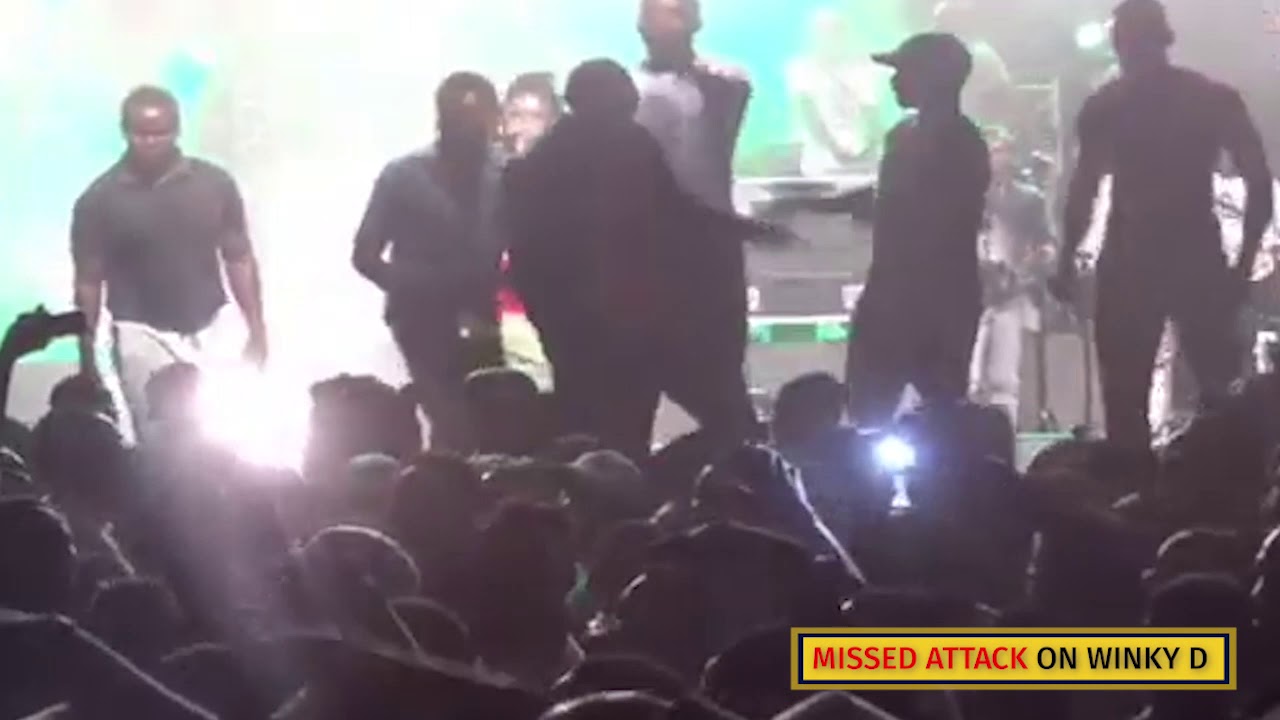 Attempted attack on WINKY D at HICC during performance _ Njema Launch ...