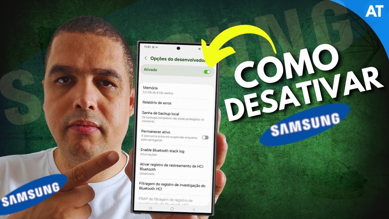 COMO DESATIVAR MODO DESENVOLVEDOR do CELULAR SAMSUNG - YouTube