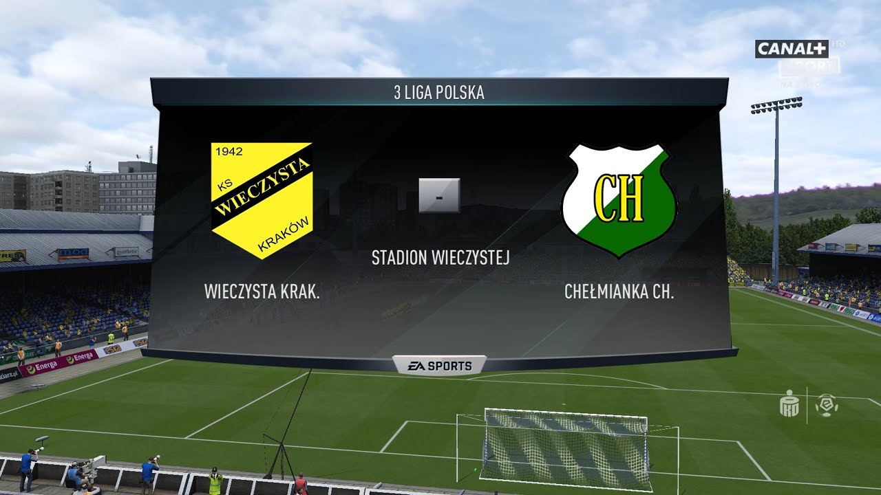 FIFA 16 | Wieczysta Kraków - Chełmianka Chełm | 3 Liga - Grupa 4 (2022/ ...