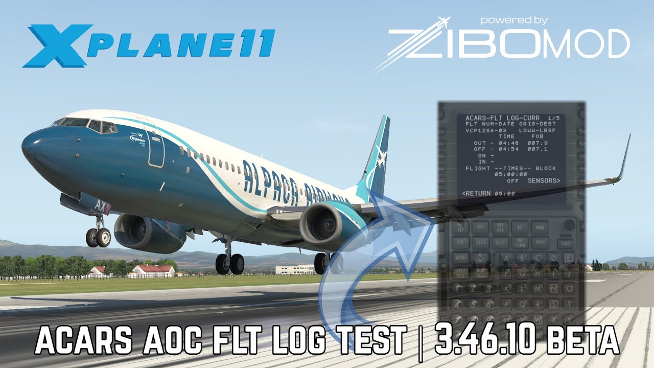 REAL 737 Pilot LIVE | ZIBO MOD 737 | ACARS Flight Log Test & RNAV APP ...