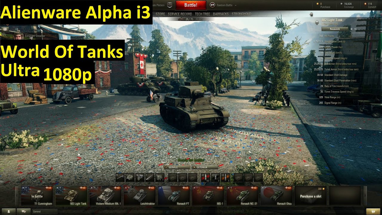 Alienware Alpha i3 - World Of Tanks 1080p (FPS Test) - YouTube