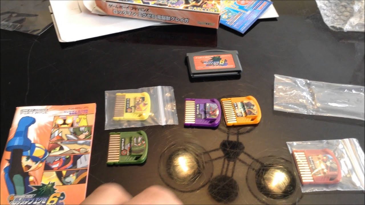 Rockman.exe 6 Gregar and Link Navi Data Chips (MHRob) - YouTube