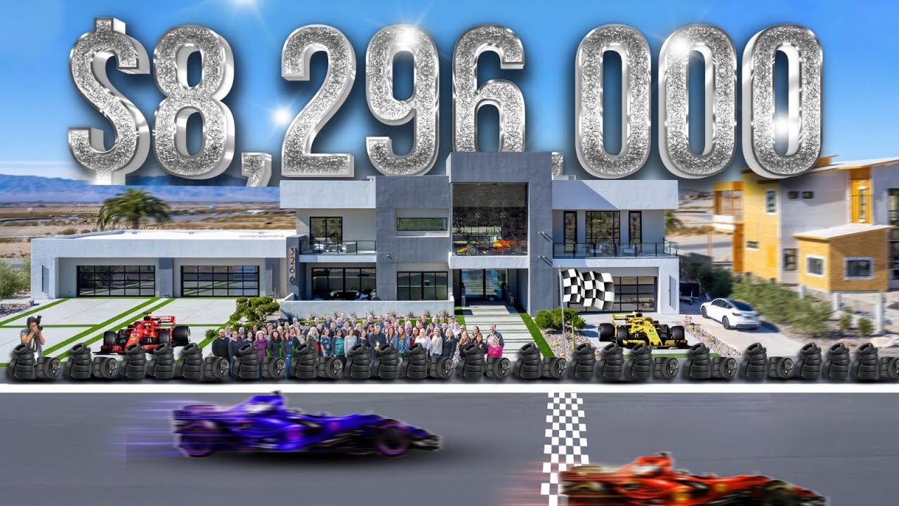 Luxury Meets Speed: F1 Mansion with a Floating Red Bull Car Inside ...