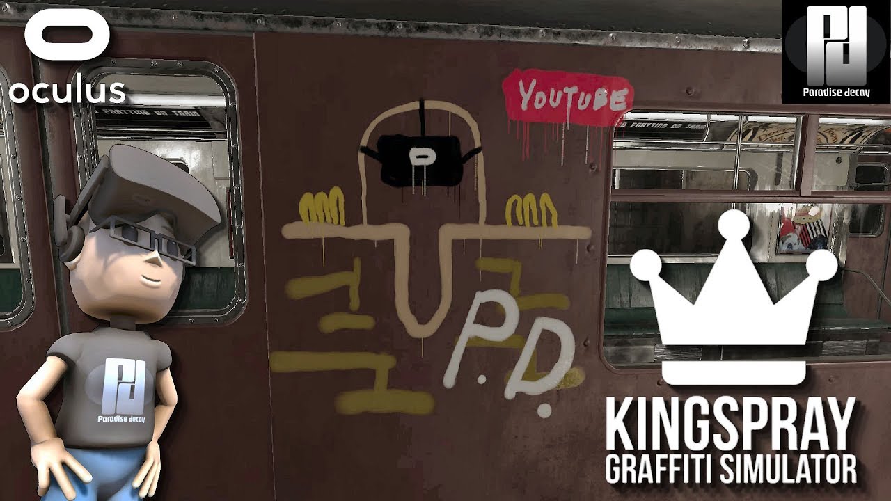 Unlock your inner 'Banksy' in Kingspray Graffiti #VR // Oculus Rift S ...