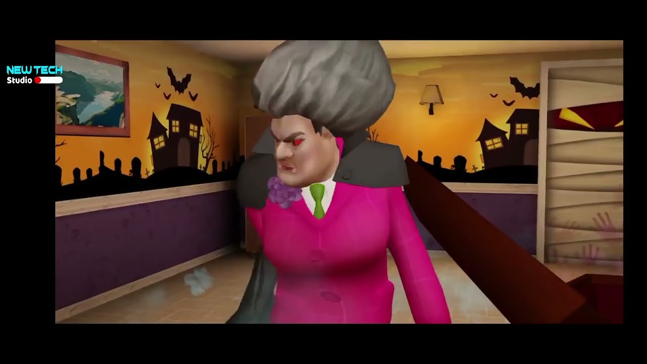 Scary Teacher 3D Prank Halloween season Gameplay Episode no 1 - YouTube