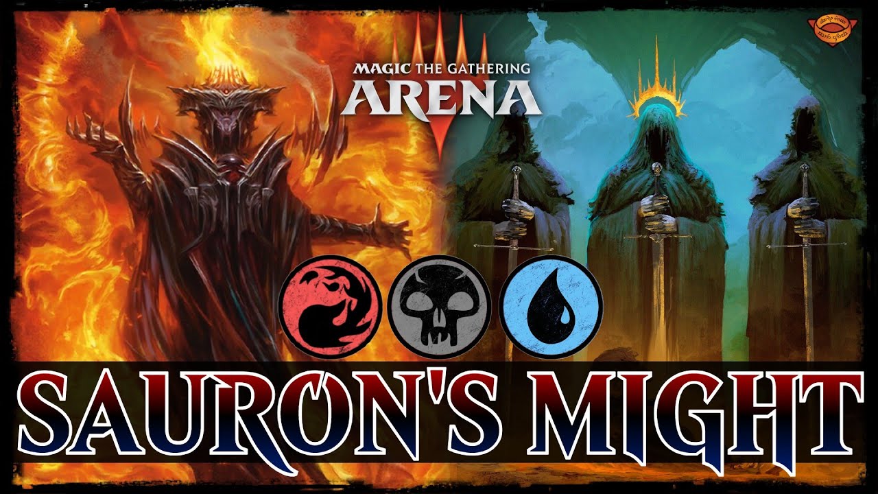 ON HIS DARK THRONE | MTG Arena - Grixis Sauron Dark Lord Nazgul Orc ...