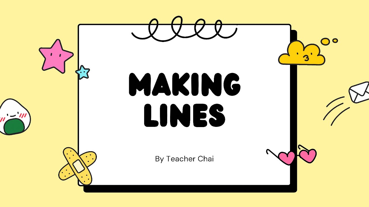 MAKING LINES || Artwork for Kids - YouTube
