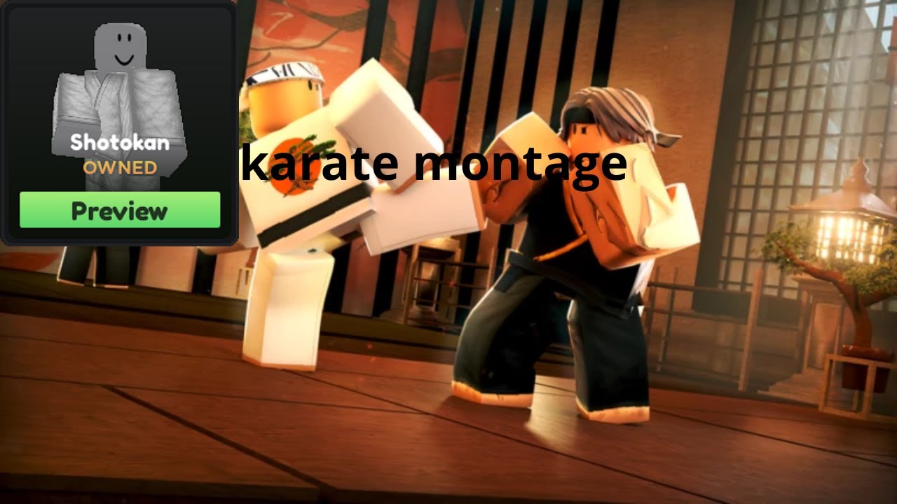 Roblox-karate montage - YouTube