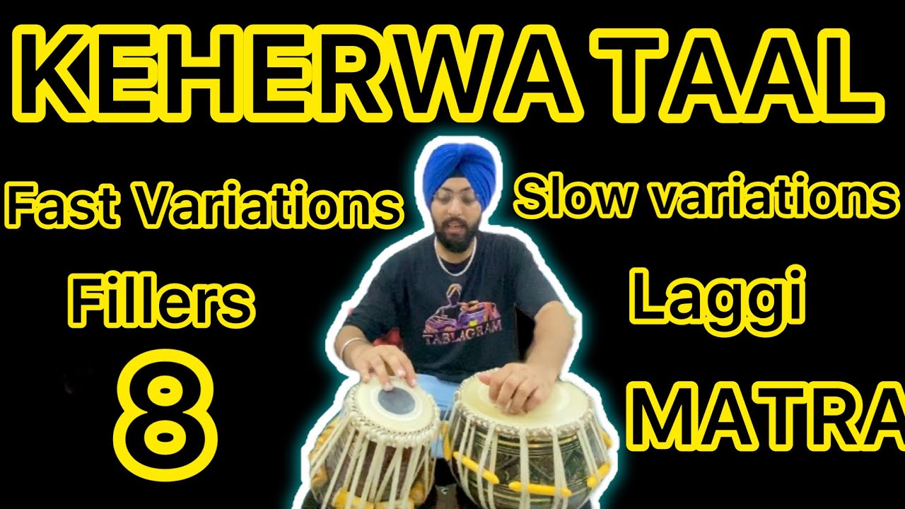 कहरवा ताल 8 मात्रा | BASICS OF KEHERWA 🙏 ️ TABLA LEARNING METHODS - YouTube