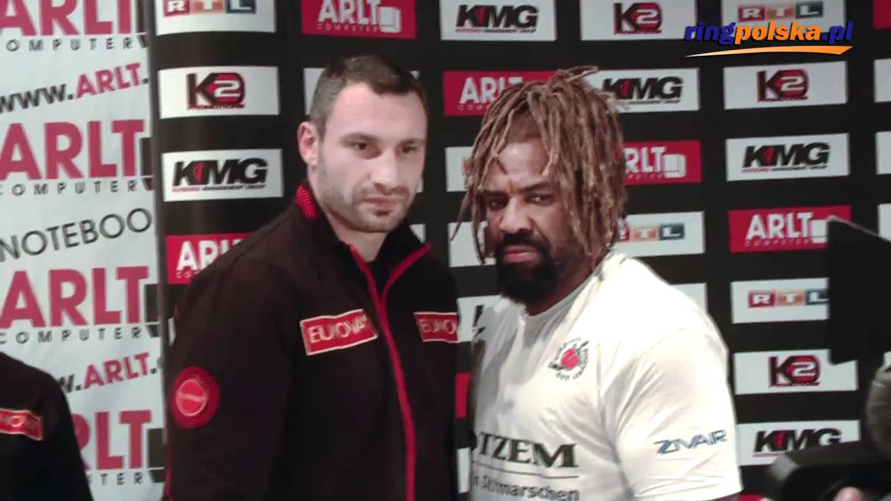 Vitali Klitschko - Shannon Briggs face 2 face - YouTube