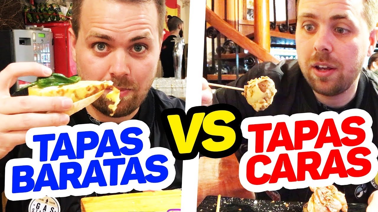 Tapas BARATAS vs Tapas CARAS | España - YouTube