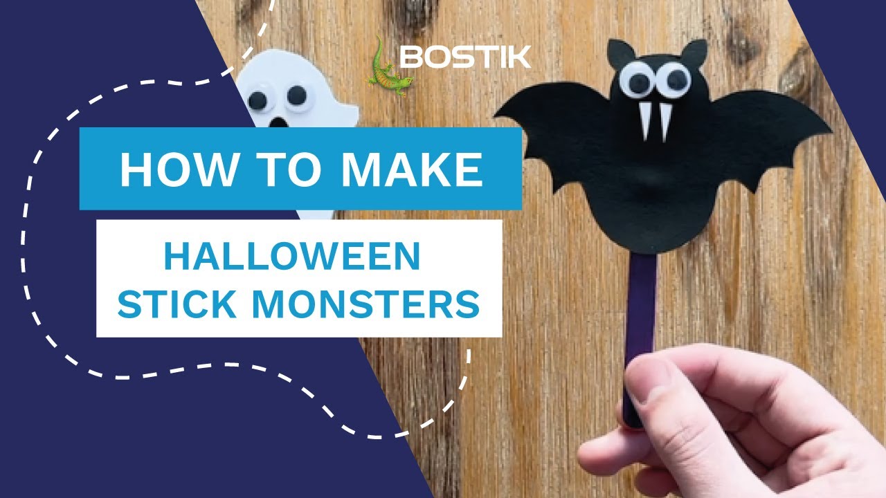 How to Make Popsicle Stick Monsters for Halloween | Create | Bostik ...