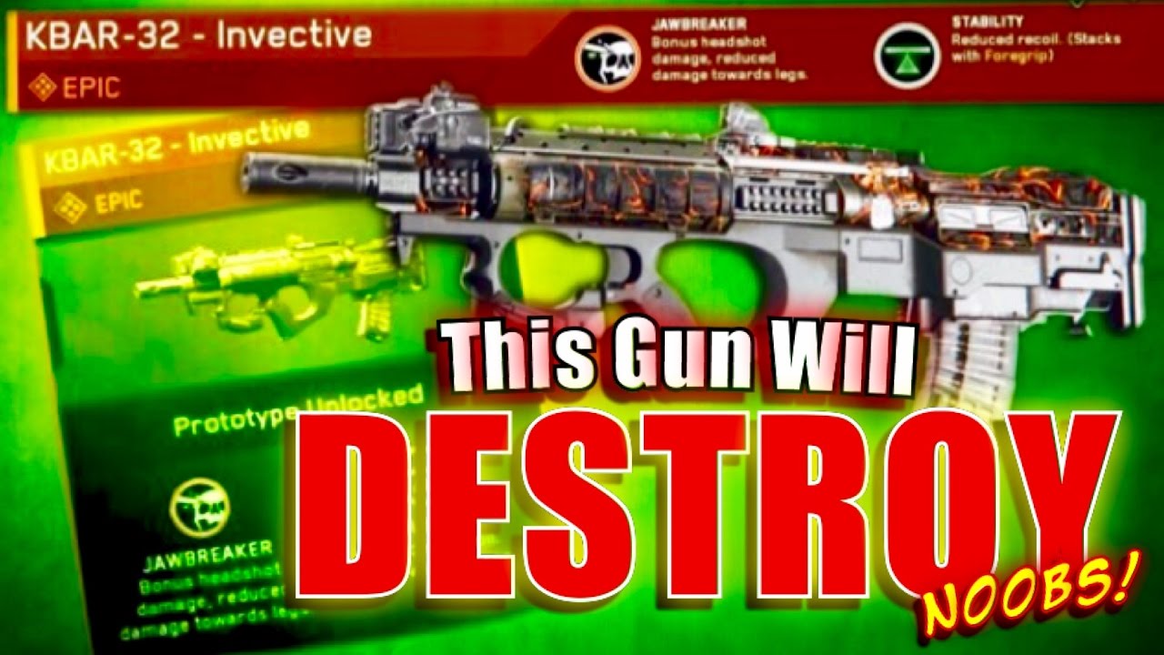 Epic KBAR-32 INVECTIVE Best Variant In Infinite Warfare for the KBAR-32 ...