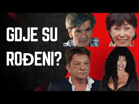 NEĆETE VJEROVATI GDJE SU ROĐENI POZNATI GLUMCI I GLUMICE! *da li ste ...