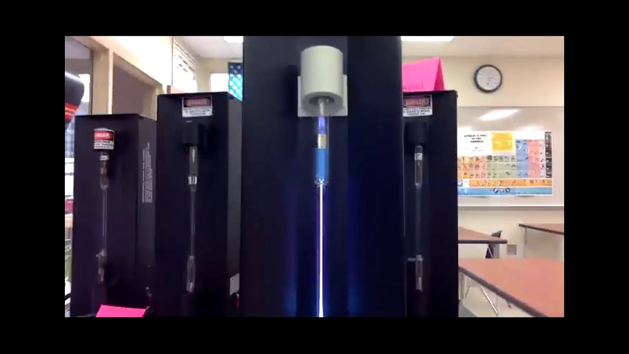 Emission Spectrum of Mercury - YouTube