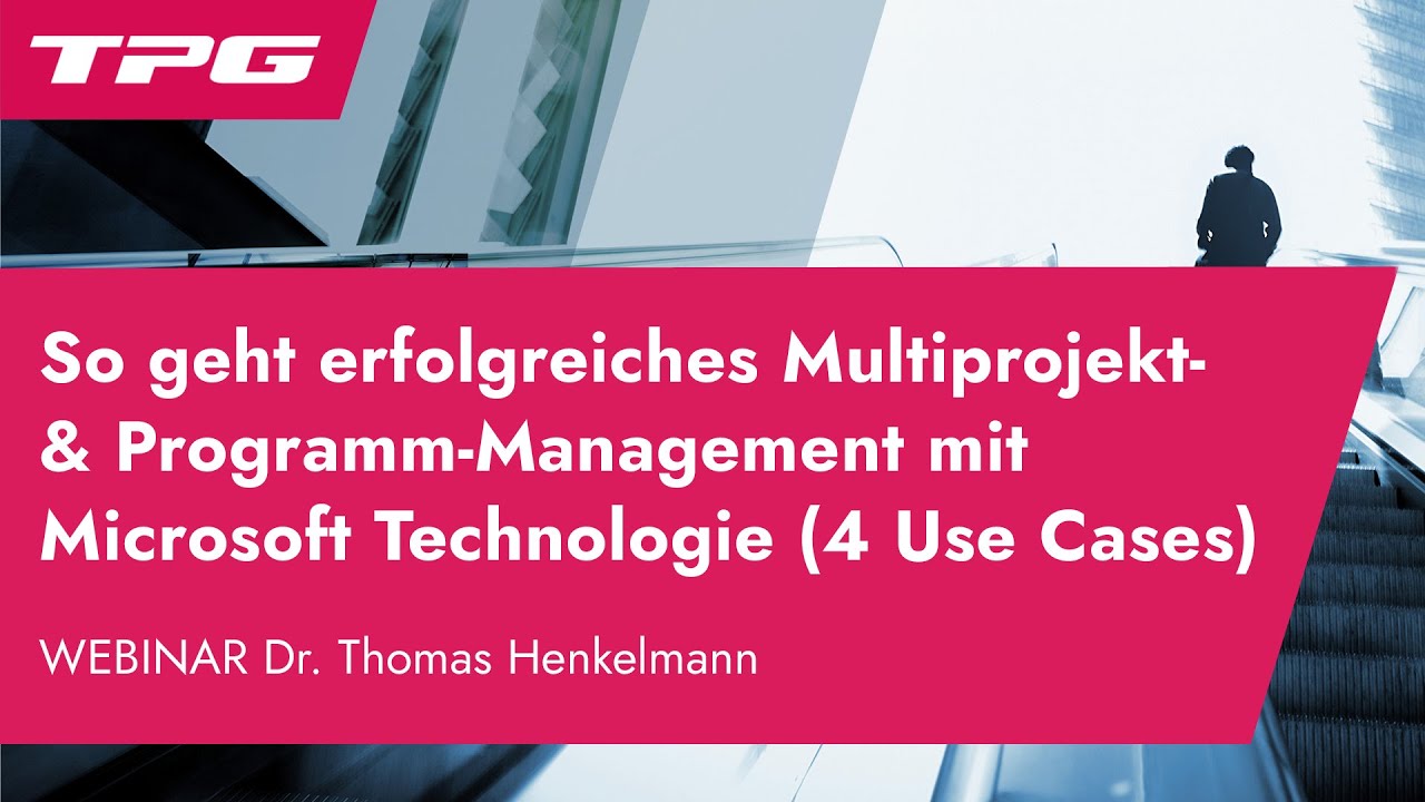 So geht Programmmanagement / Multiprojektmanagement mit Microsoft ...
