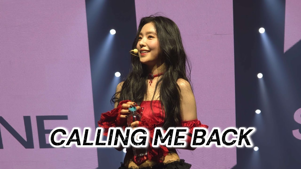 [250614 아이린&슬기 콘서트] 아이린-Calling Me Back - YouTube