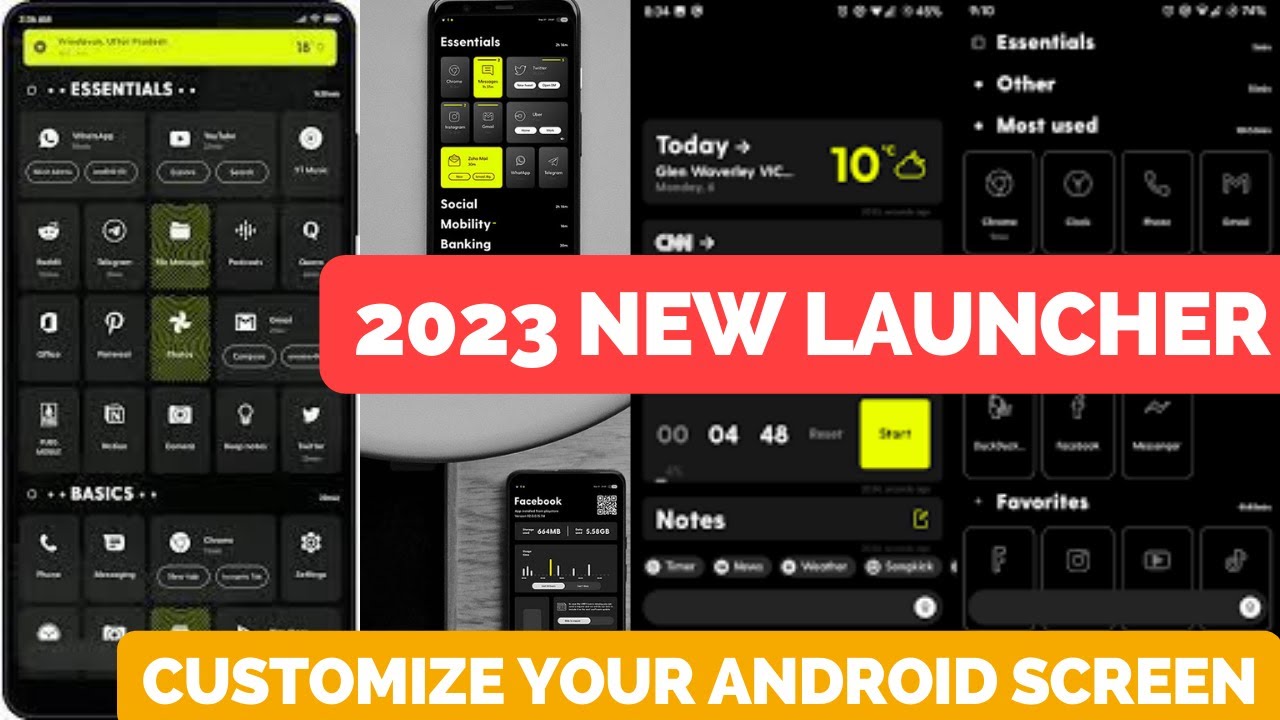 How To Customize Your Phone With Widgets || Ratio Launcher Widgets ...