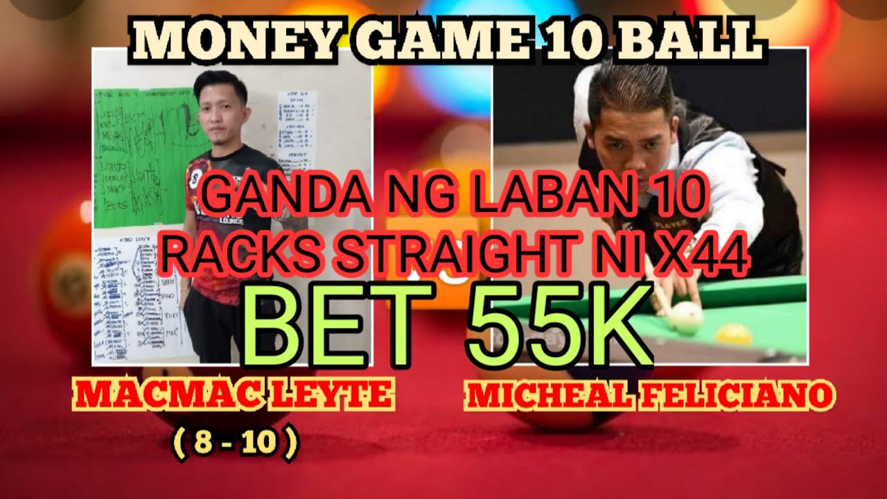 BET 55K HANDICAP || MICHEAL FELICIANO (MNL) 🆚 MACMAC (LEYTE 8-10 ) RACE ...