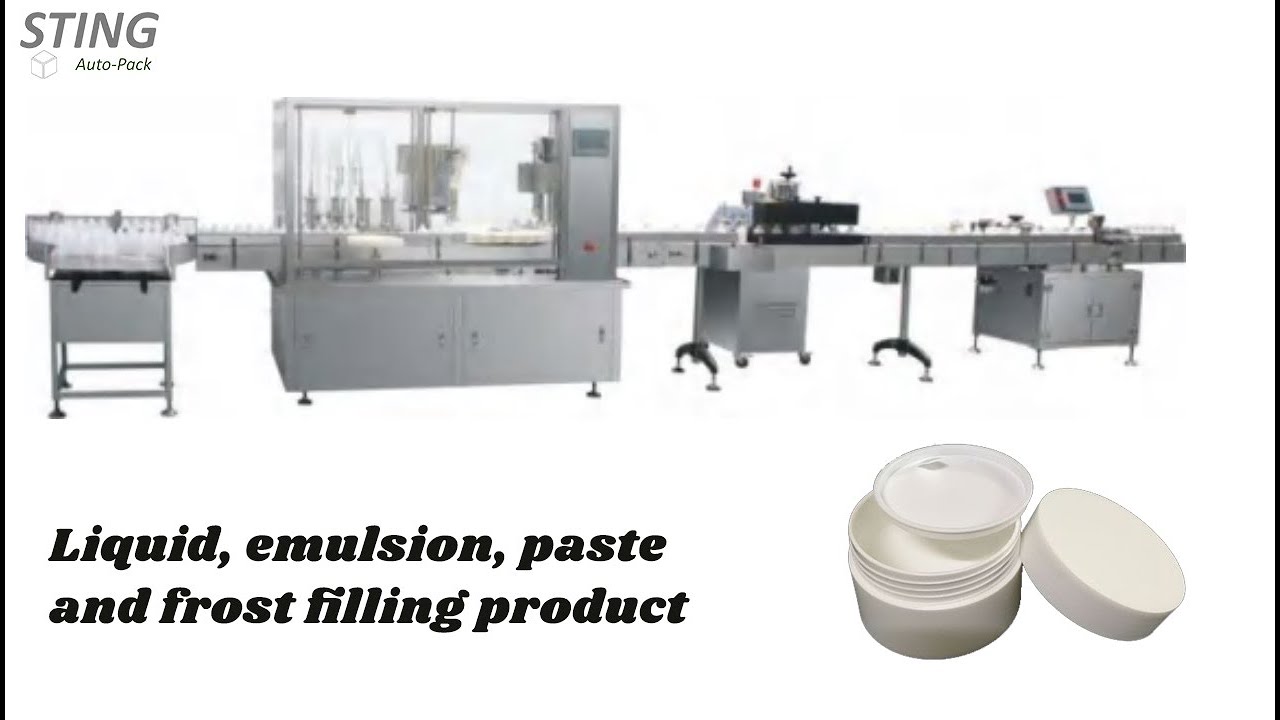 Liquid, emulsion, paste and frost filling product - YouTube
