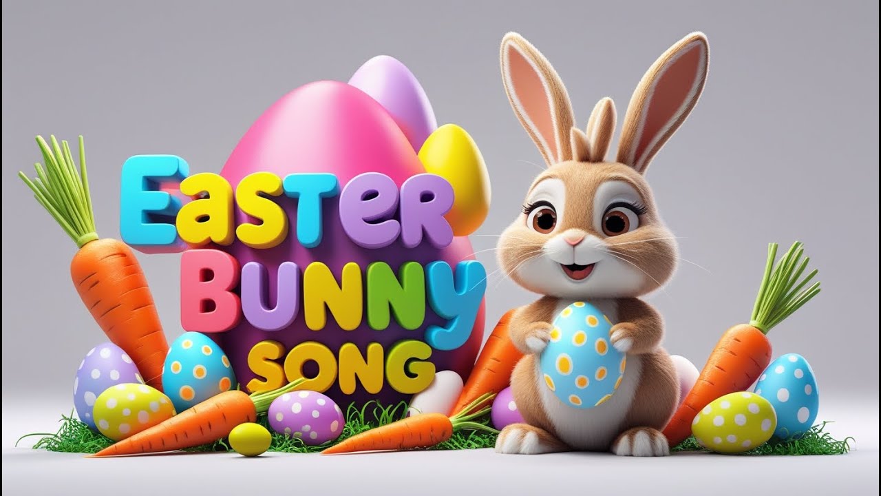 Easter Bunny Song 🐰🎶 | Fun Kids Easter Rhymes & Cartoon Animation ...
