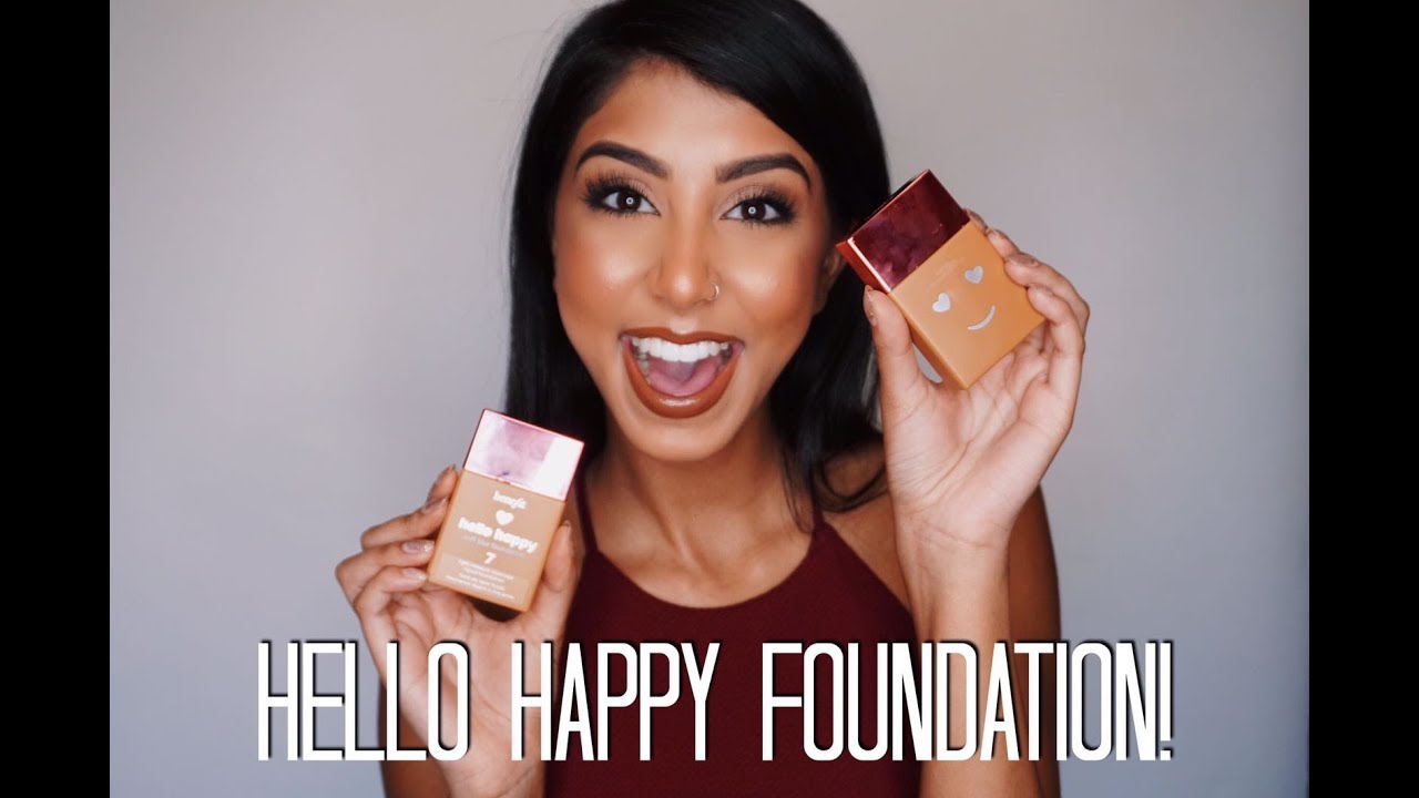 Benefit Hello Happy Foundation Review For Brown Skin | Ready To Glow ...