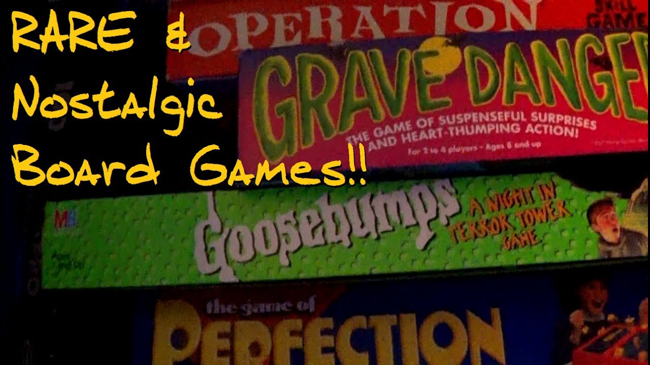 RARE & Nostalgic Board Games!! - YouTube