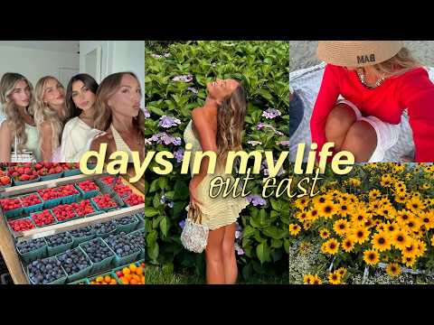 WEEKLY VLOG: montauk girls trip, beach day, shopping, get ready with us + more!