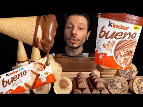 DELUXE KINDER BUENO MUKBANG | ASMR FOOD