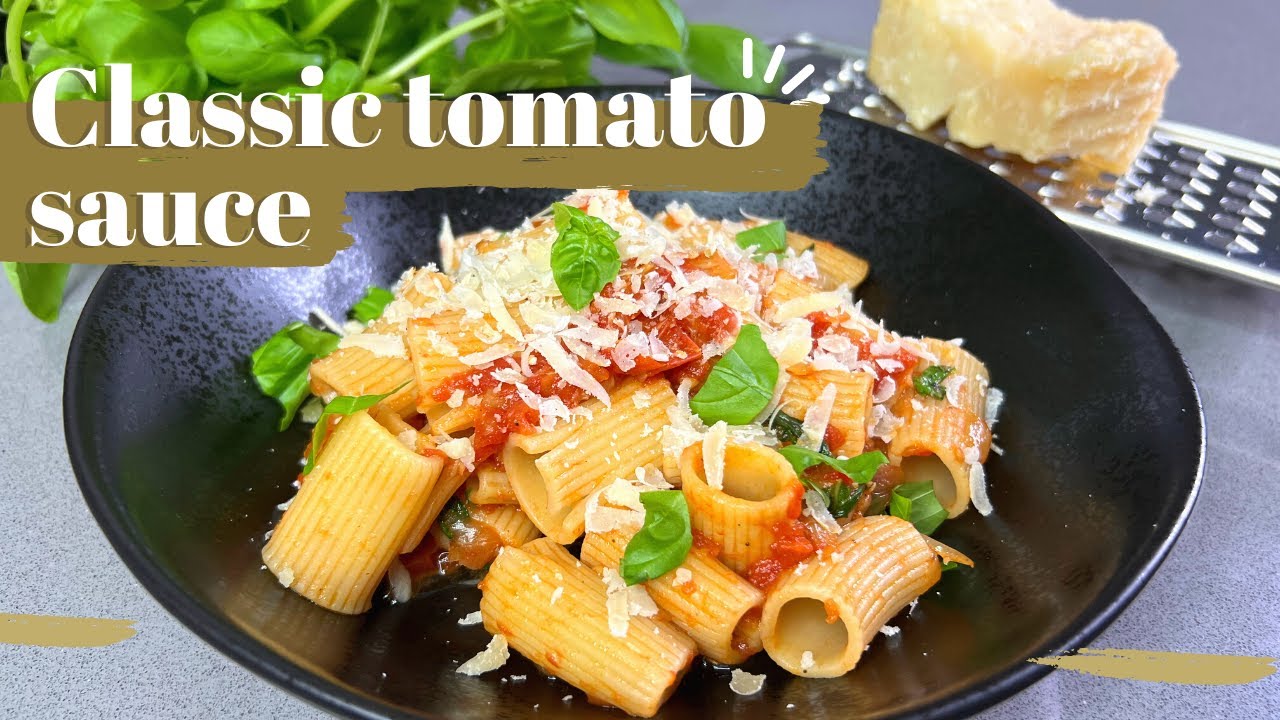Sunday Night Classic Tomato Sauce | Perfect for Italian Dishes - YouTube