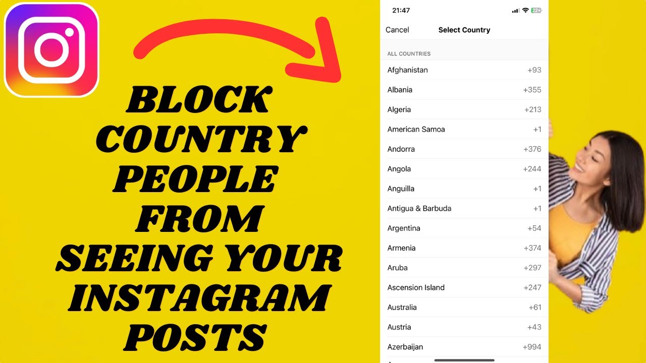 How To Block Countries From Seeing Your Instagram Posts | Block Country People On Instagram ...