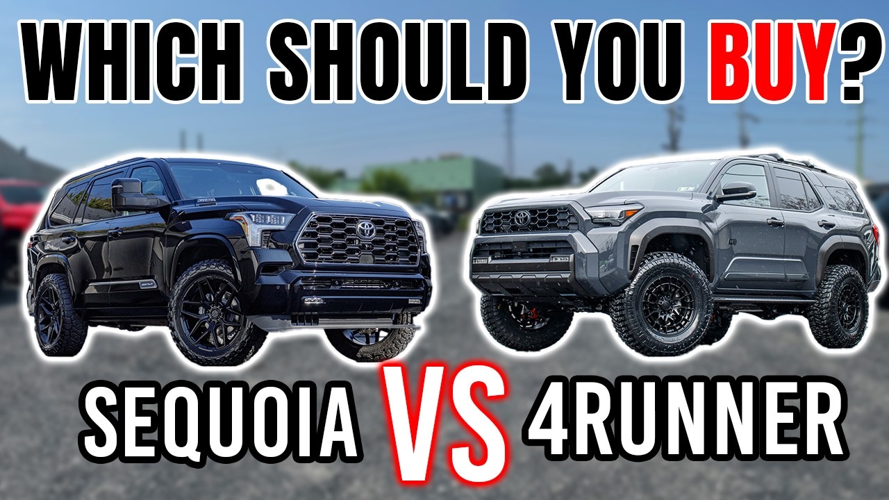 Toyota Sequoia vs Toyota 4Runner: Which Should You Buy? - YouTube