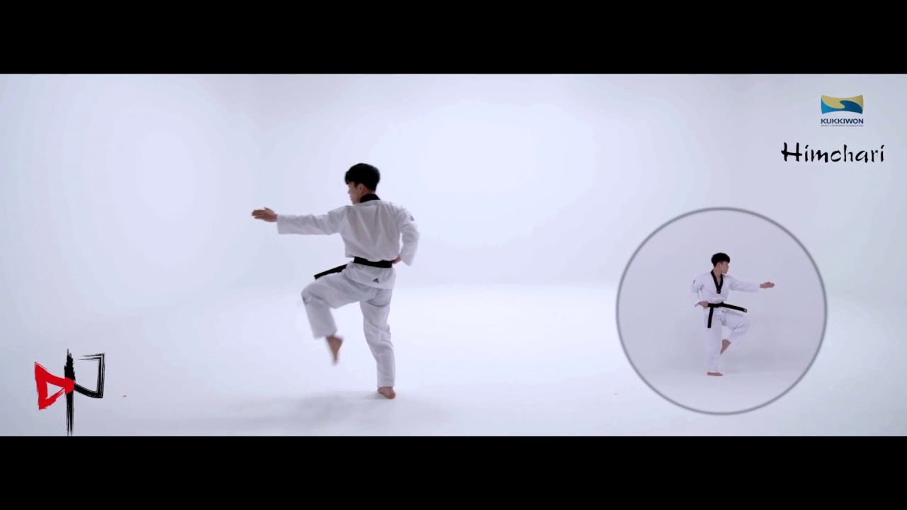 Taekwondo New Kukkiwon Poomsae 01 Himchari - Powerful Challenge 힘차리 ...