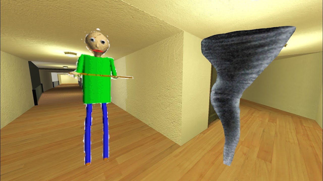 Baldi And Tornado Nextbots Gmod - YouTube