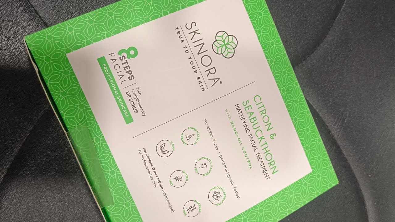 SKINORA FACIAL - CITRON & SEABUCKTHORN FACIAL REVIEW | 8step facial ...