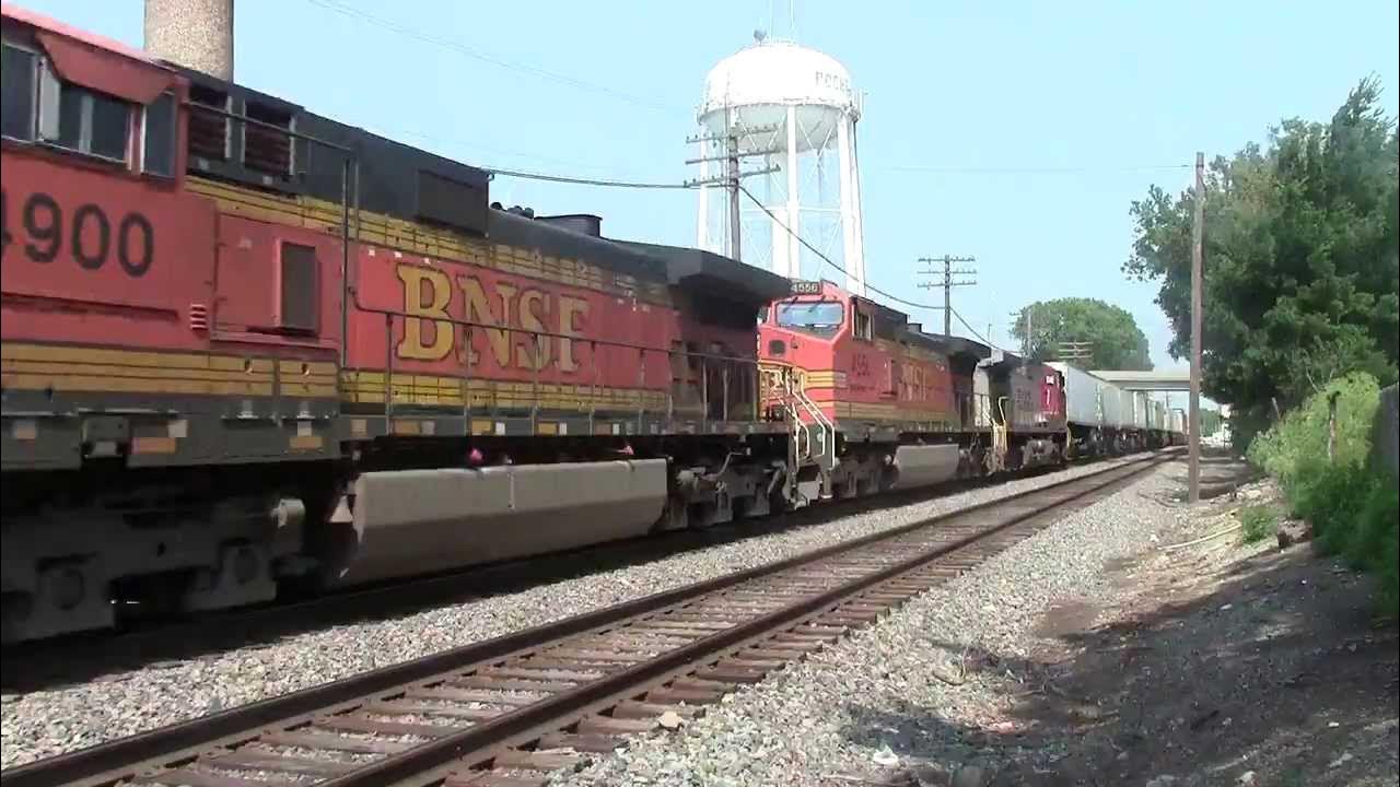 BNSF 5368 West - YouTube