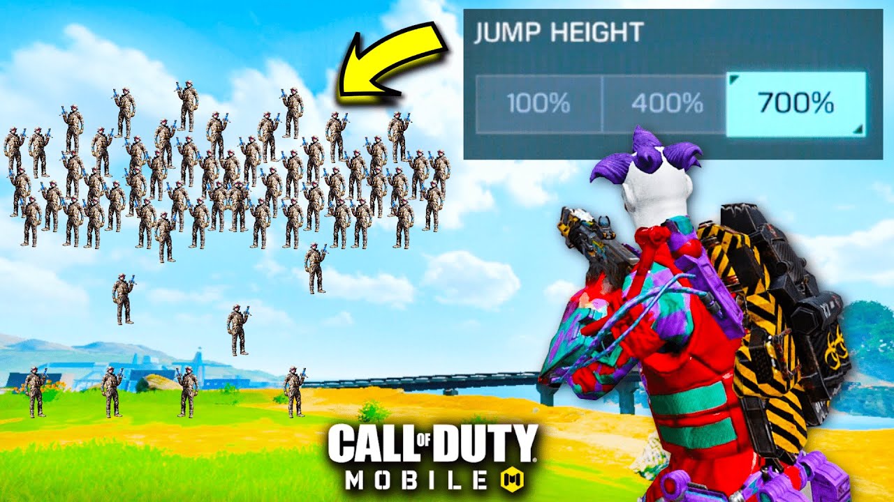 PARKER vs 100 PLAYERS with 700% JUMP 🤯 (COD MOBILE) - YouTube