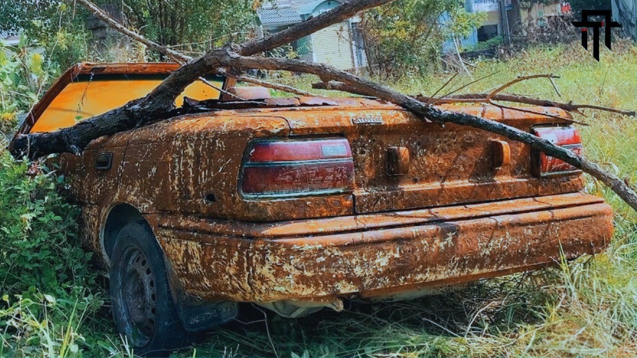 Restoration Extreme Rusty Abandoned Car | Repair Old Car Before And ...