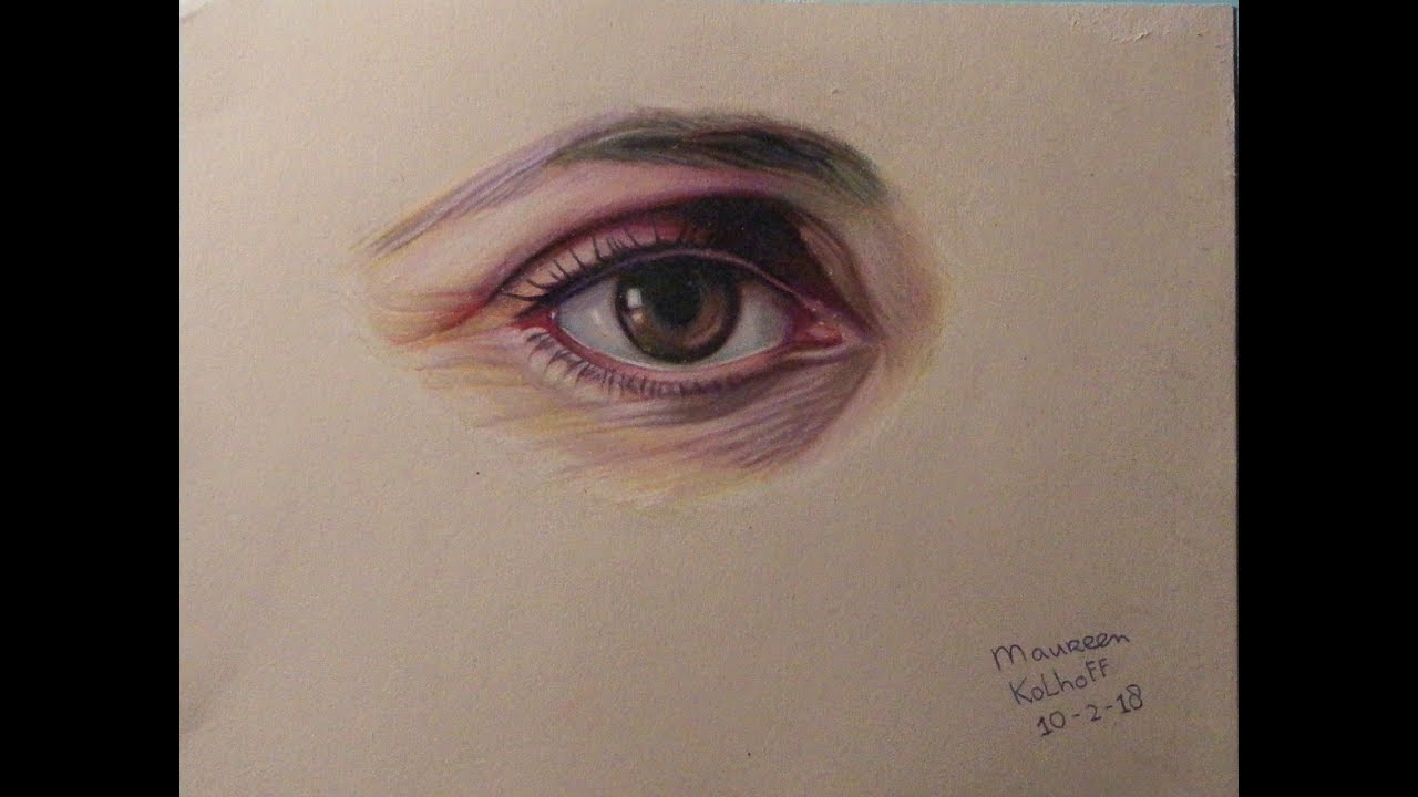 Drawing eye challenge - YouTube
