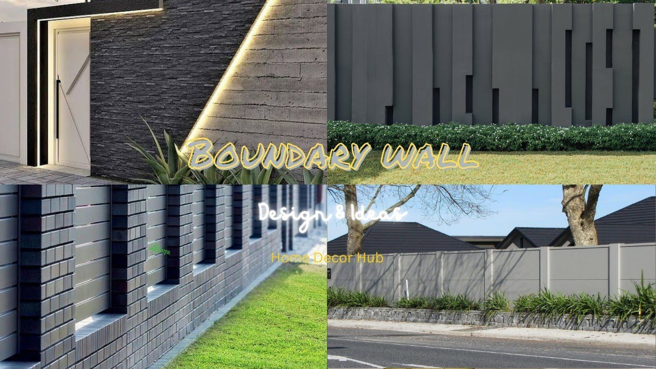Modern Beautifull Boundary Wall design | Wall Compound Ideas | interior ...