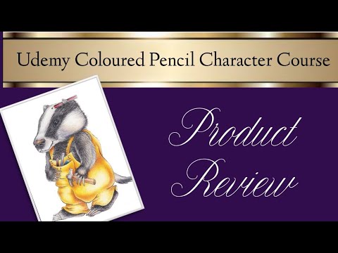 Udemy Coloured Pencil Character Course Review - YouTube