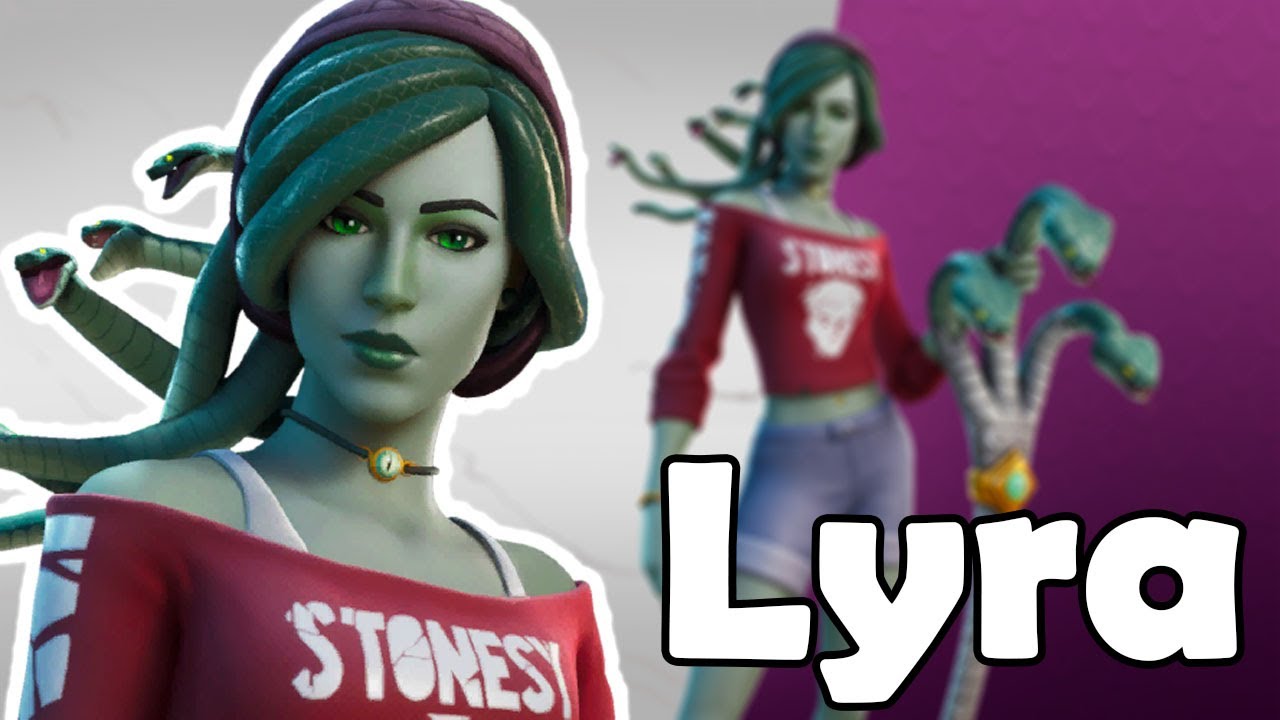 LYRA OUTFIT IN FORTNITE: BATTLE ROYALE!!! - YouTube