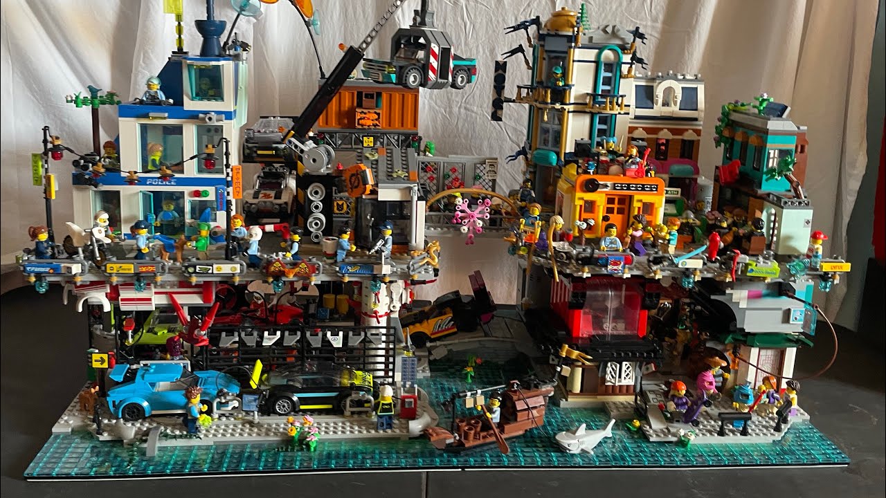 LEGO Ninjago City “Downtown” Modular set showcase ! - YouTube