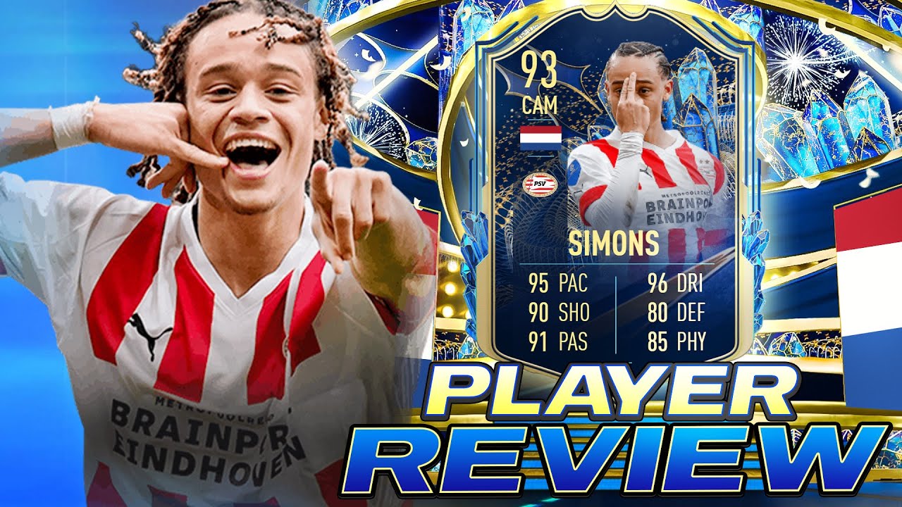 HE’S INSANE!!🔥93 TEAM OF THE SEASON XAVI SIMONS PLAYER REVIEW - FIFA 23 ...