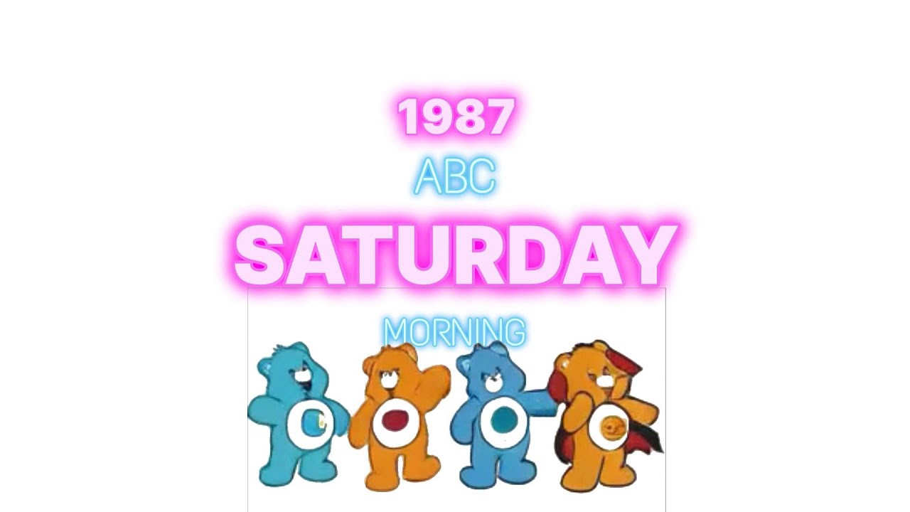 ABC Saturday Morning with bumpers and commercials | 1987 - YouTube
