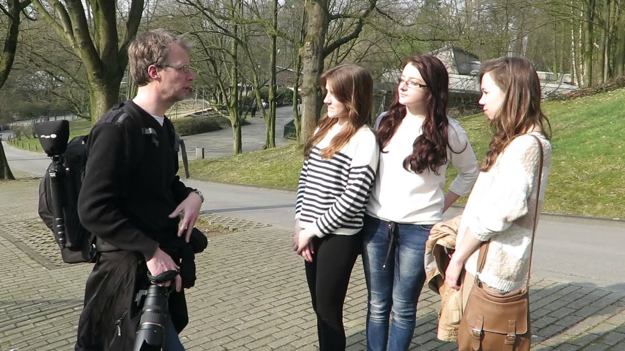 An interview in zoo - YouTube