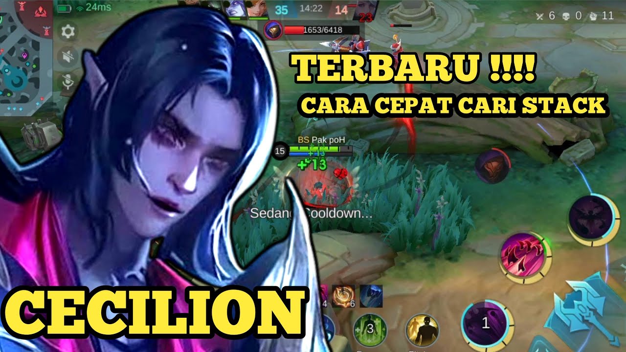 TERBARU ! CARA CEPAT CECILION CARI STACK #mobilegendsindonesia - YouTube