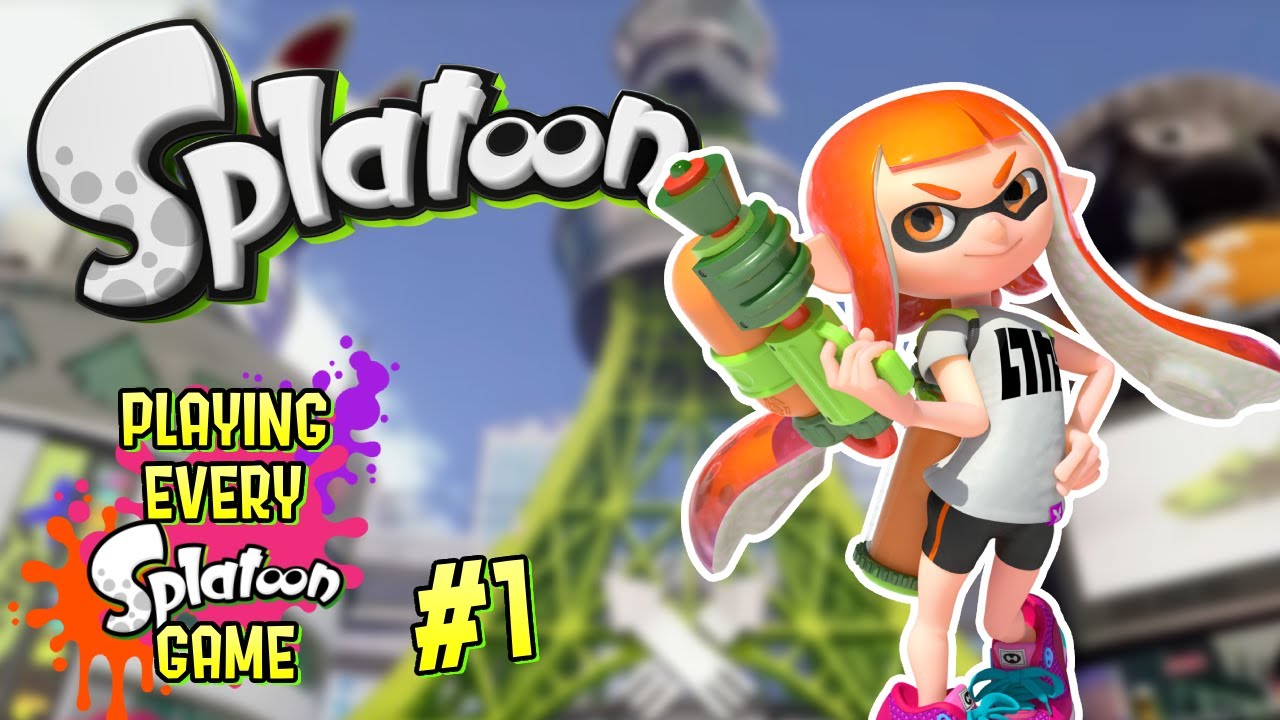 Day 1 of playing every Splatoon game! (Story Mode only) Splatoon 1 ...