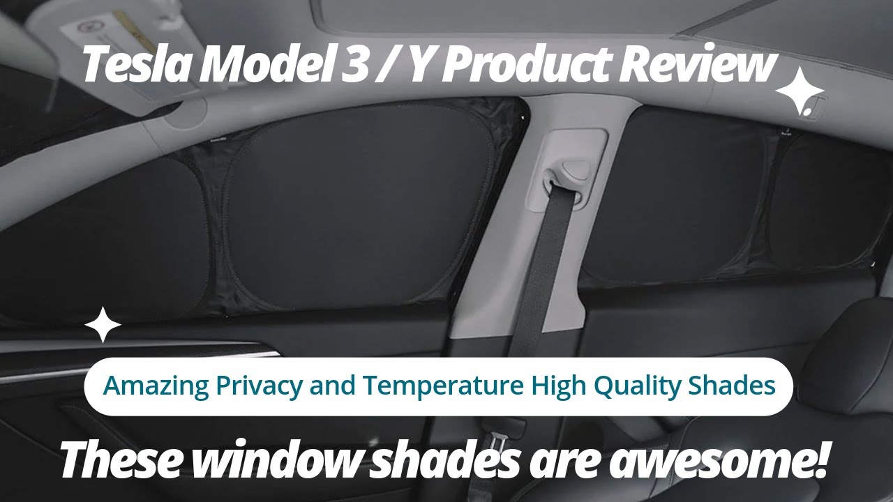 Amazing Model 3 and Y Window Shades - YouTube